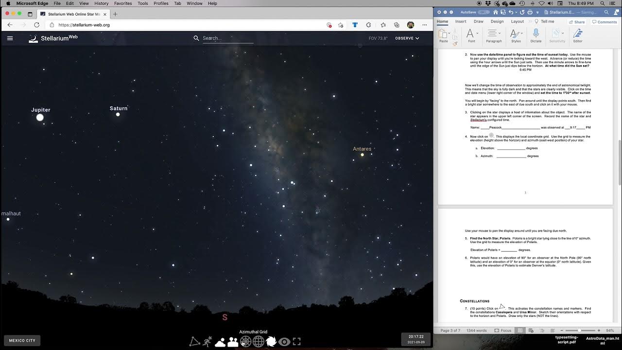 Lab Tutorial: Exploring the Sky With Stellarium - YouTube