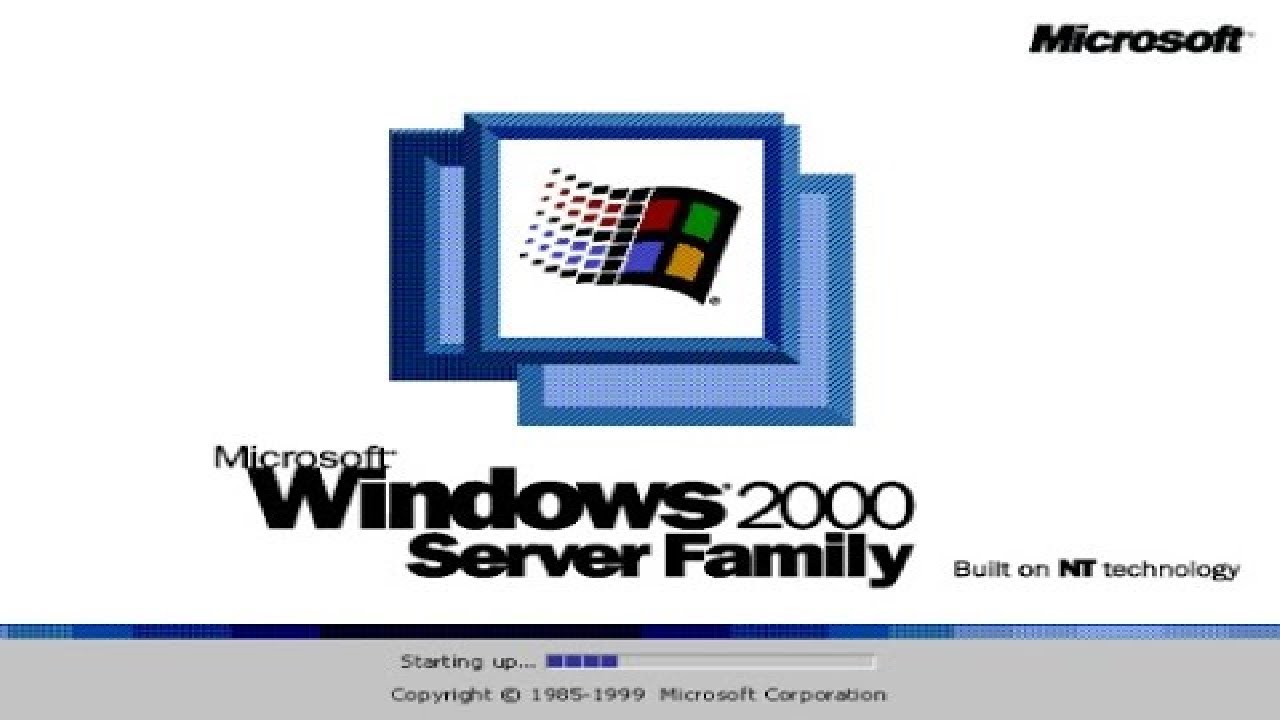 Startup Sound - Windows 2000 Server Family - YouTube