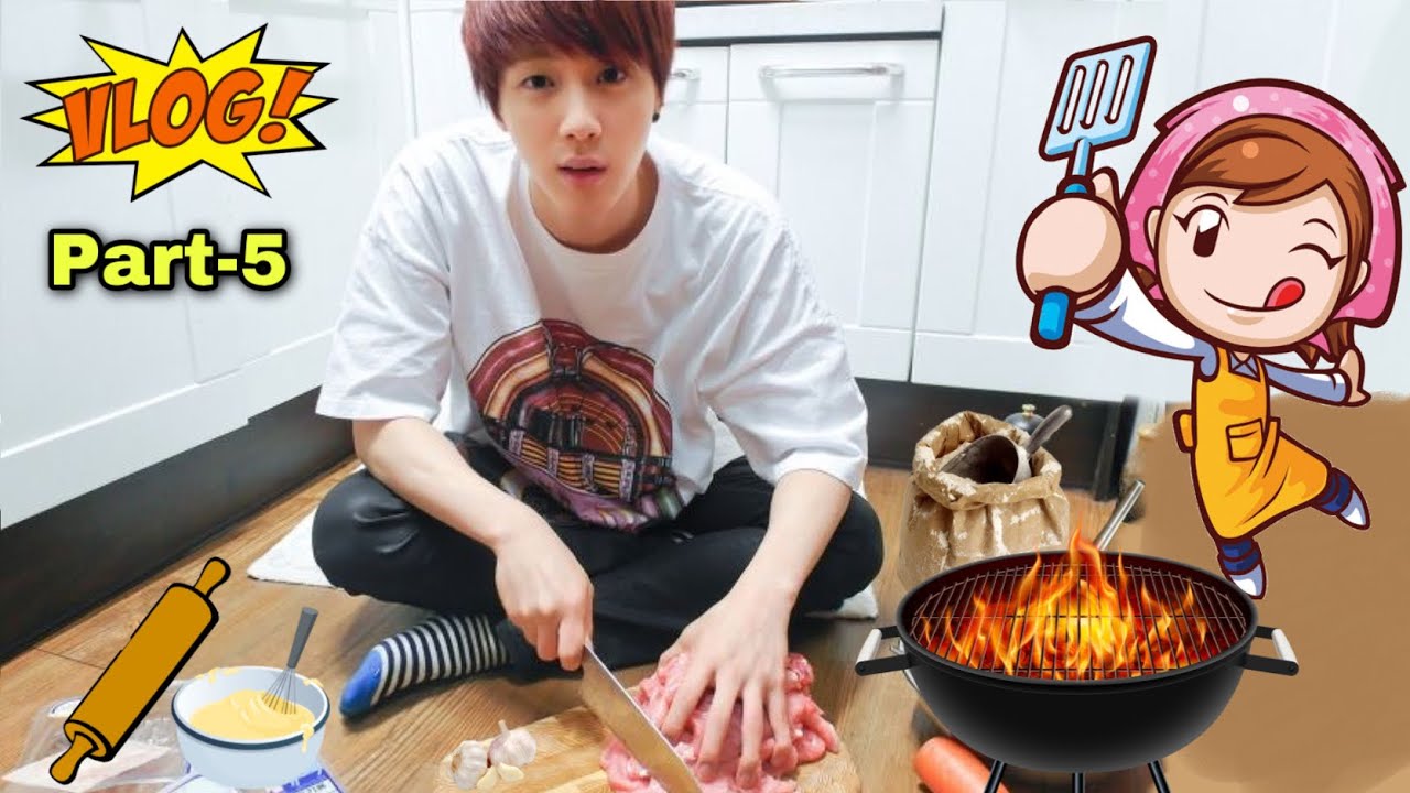 Jin cooking Vlog 🥘🧑‍🍳 // Part-5 #cutelife #shorts #cooking - YouTube