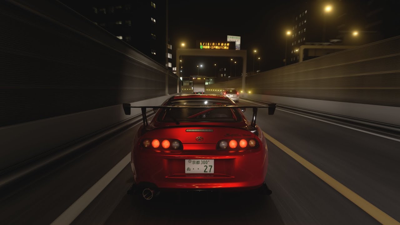 Assetto Corsa | SKYDC 0.3 Gameplay at Shutoko (Night Time) - YouTube