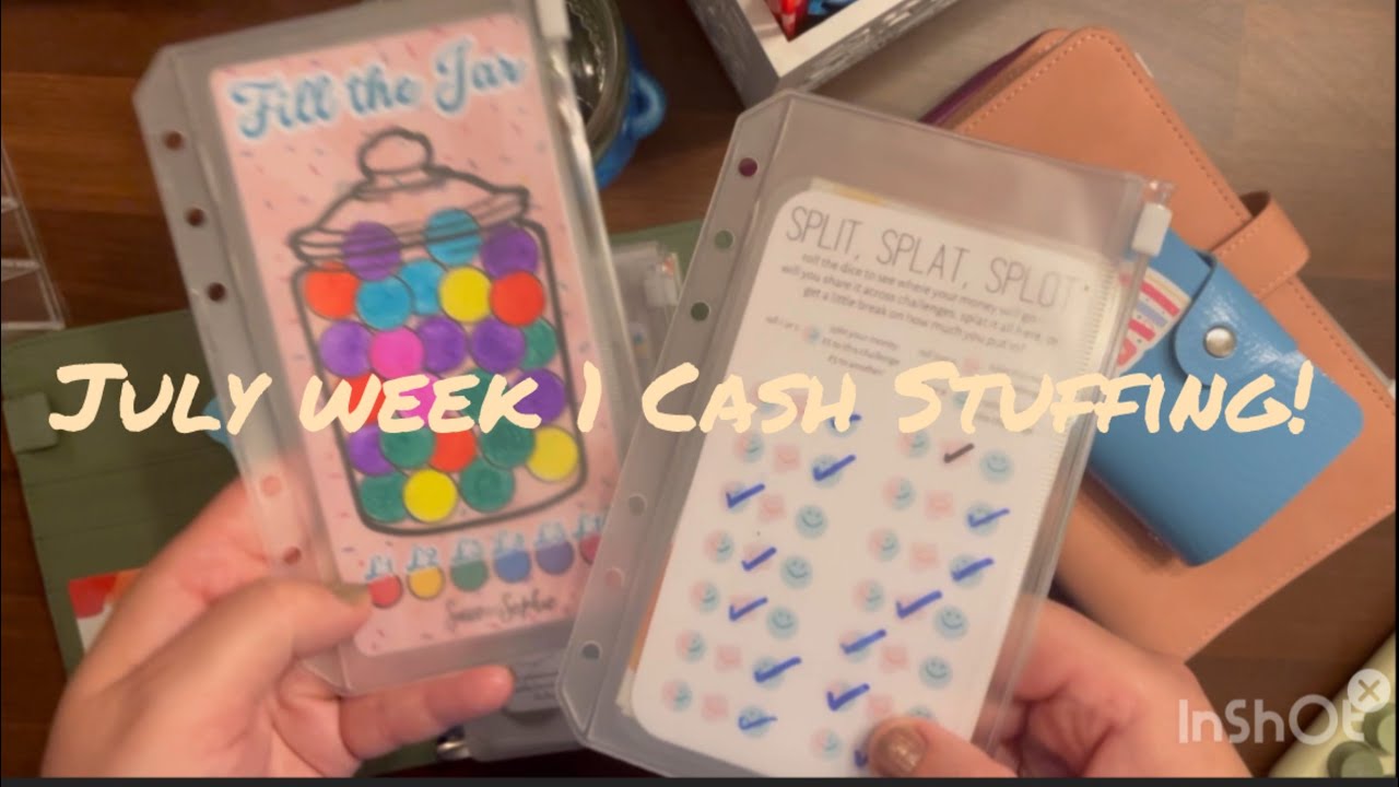 Week 1 July Cash Stuffing | UK Cash Stuffer | Savings Challenges - YouTube