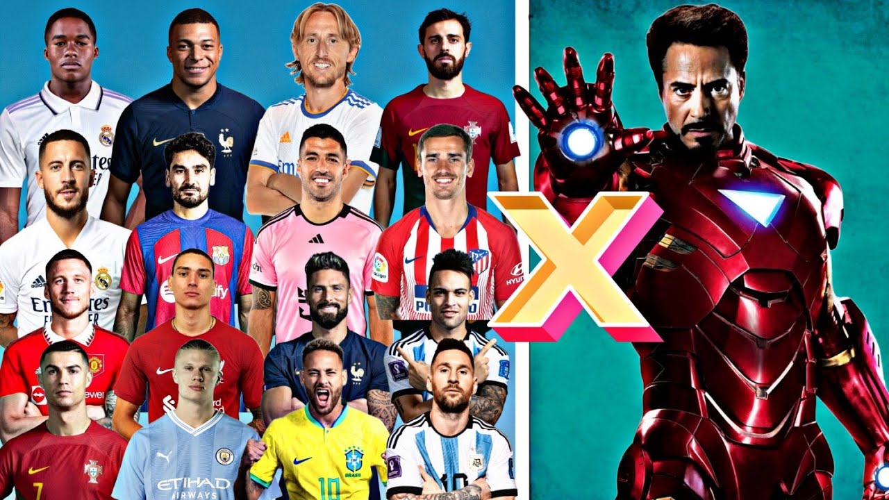 Ironman X Random football Players Fusion 😮#football - YouTube
