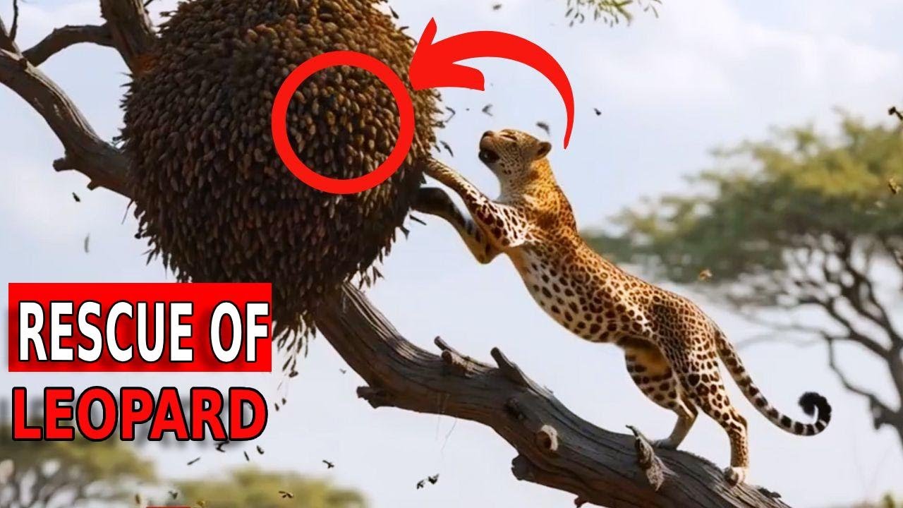 LEOPARD Infested with Millions of Parasites Rescued by Courageous Team ...