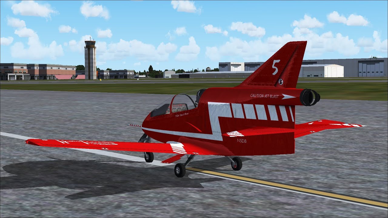 FsX IRIS BD-5J MicroJet - Unrestricted Take Off - YouTube