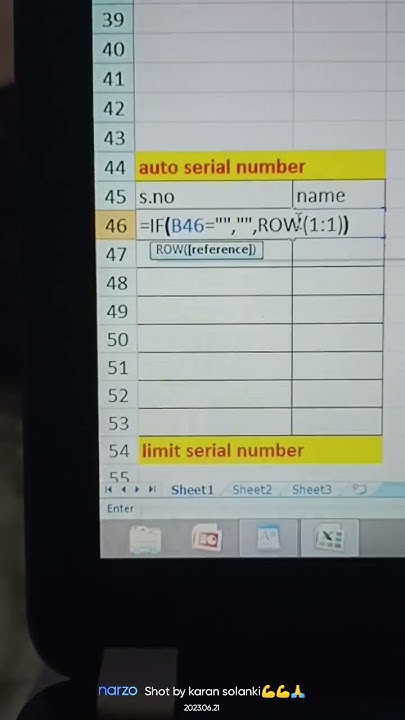 auto serial number - YouTube