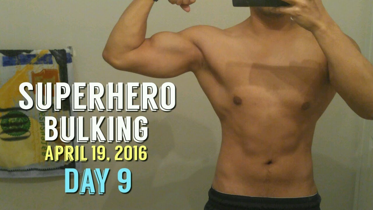 Kinobody SuperHero Bulking Day 9 - Intermittent Fasting Muscle Building ...