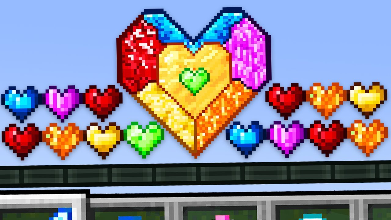 Minecraft, But With Infinity Hearts.. - YouTube