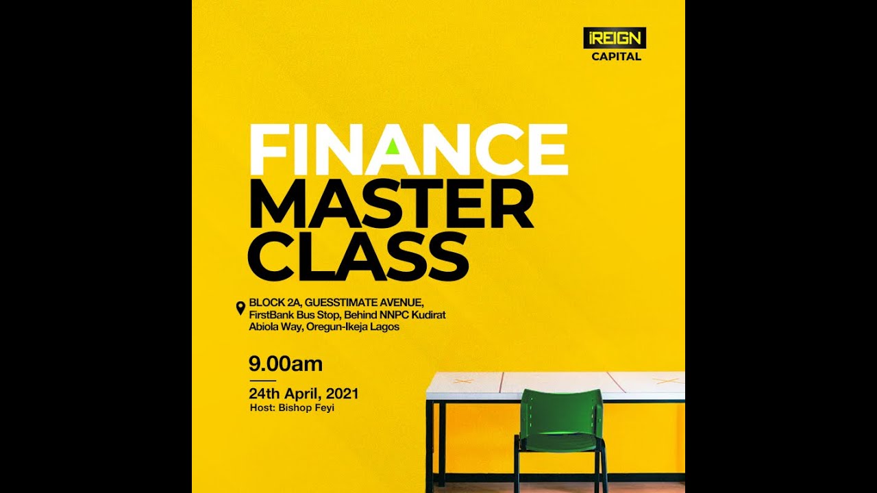 FINANCE MASTER CLASS- 24th - April-2021 - YouTube