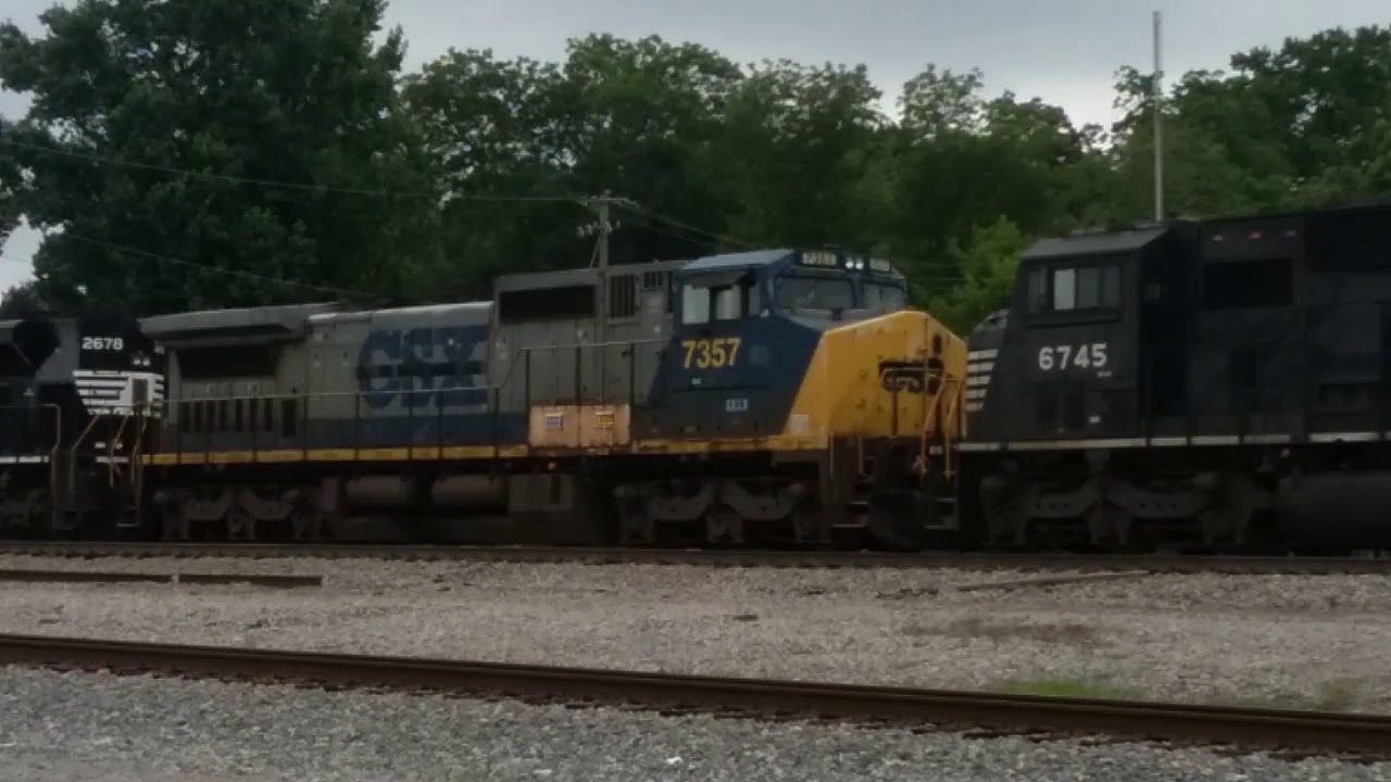 NS Yard Job with Awesome Power! Norris Yard Irondale AL - YouTube
