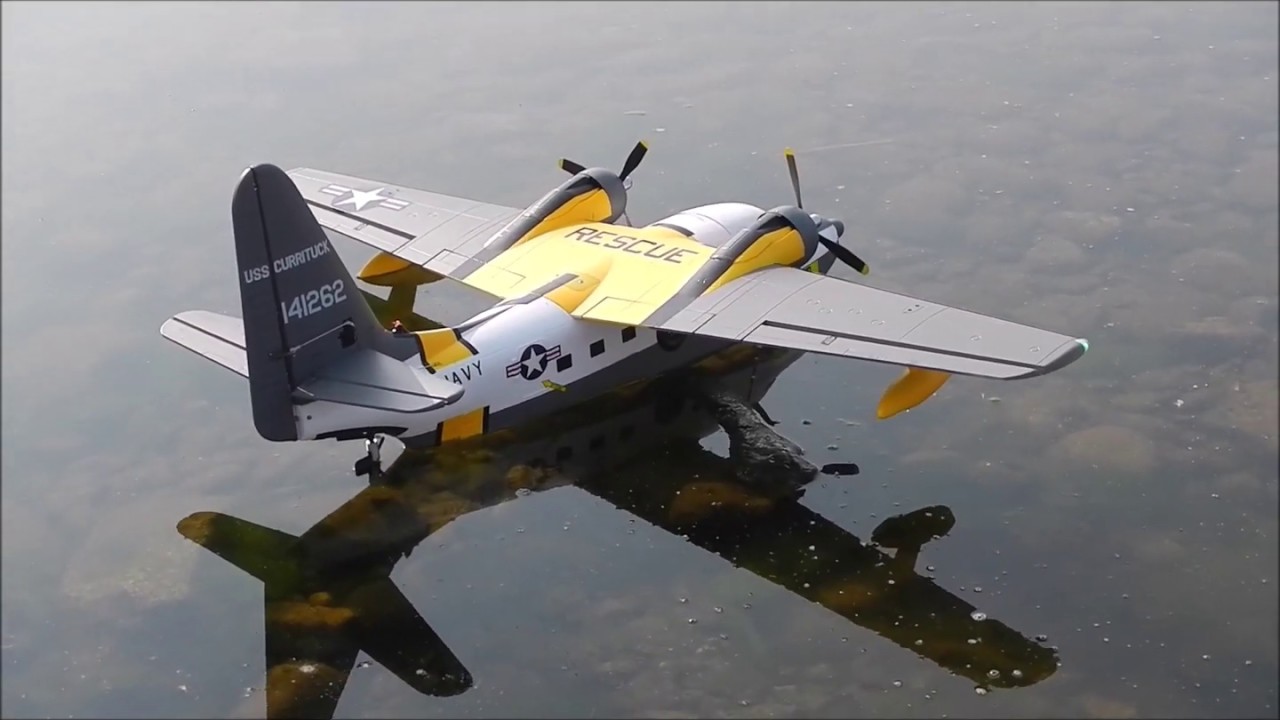 Avios Albatross HU-16 Flying Boat 1620mm (63.7") PNF その1 - YouTube