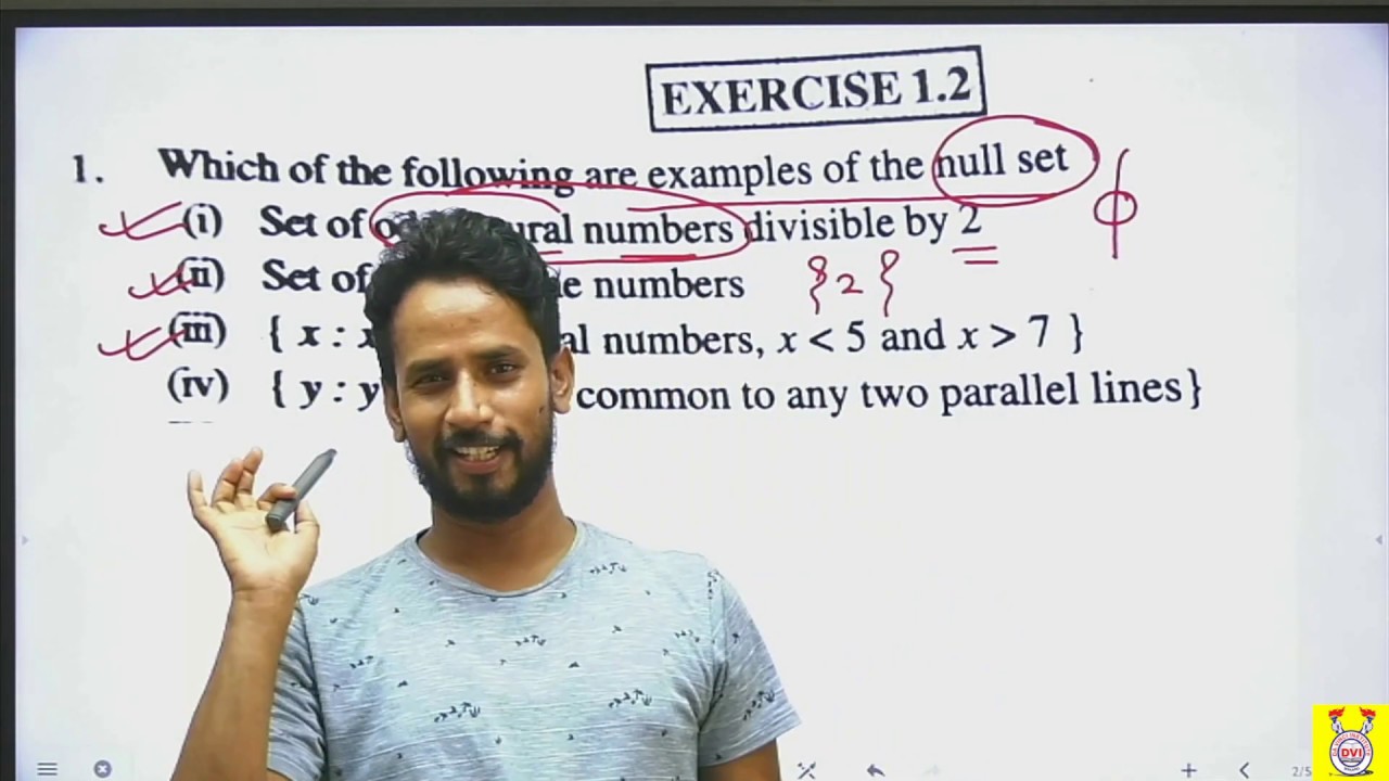 SETS(L-02)||EX 1.2 NCERT||CLS 11TYPES OF SETS,NULL ,FINITE,INFINITE SET ...