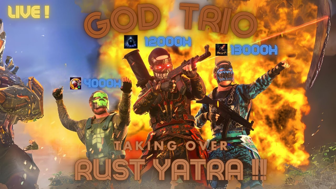 "Rust Yatra Rampage: Thrilling Raids, Survival, and Showdowns LIVE ...