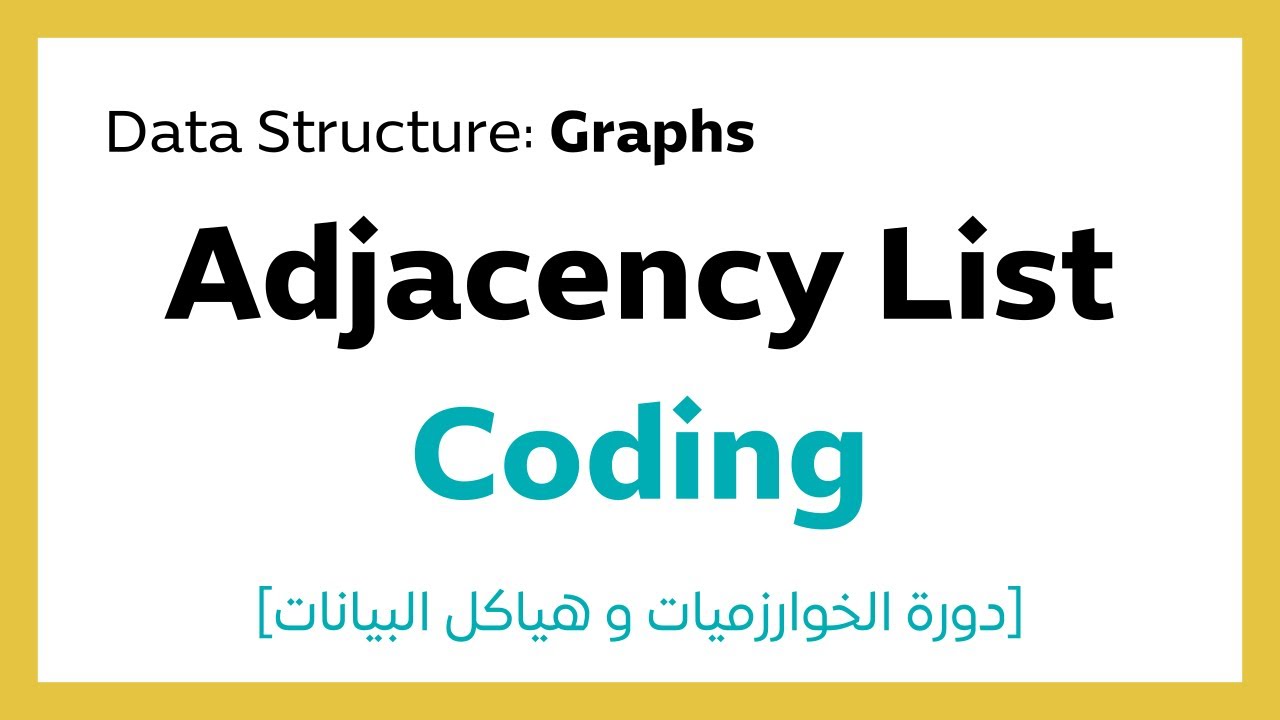 #13.5 Coding Adjacency List Representation - YouTube