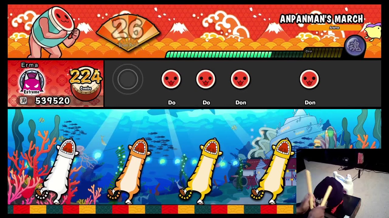 [Taiko no Tatsujin] ANPANMAN'S MARCH [Extreme] - YouTube