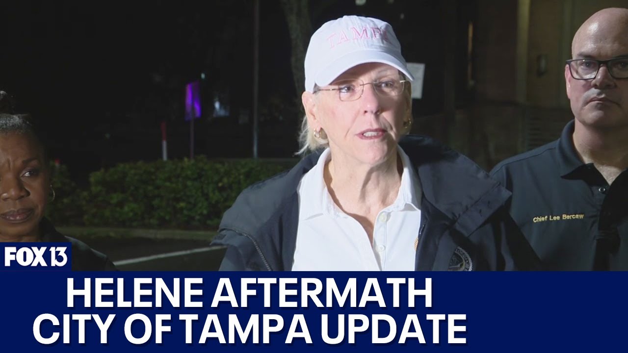 Helene aftermath: Tampa officials give update - YouTube