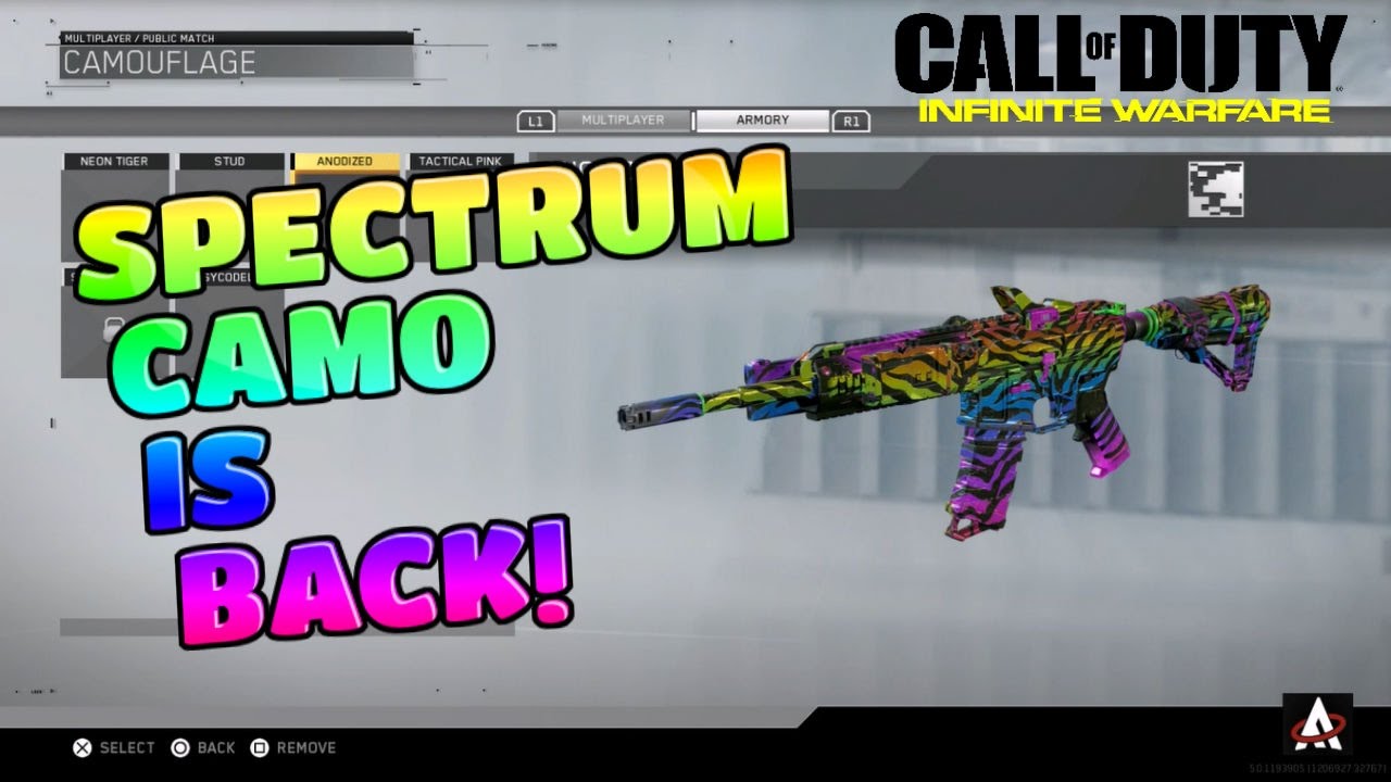 SPECTRUM CAMO IS BACK! - ALL CAMOS in Call of Duty: Infinite Warfare ...