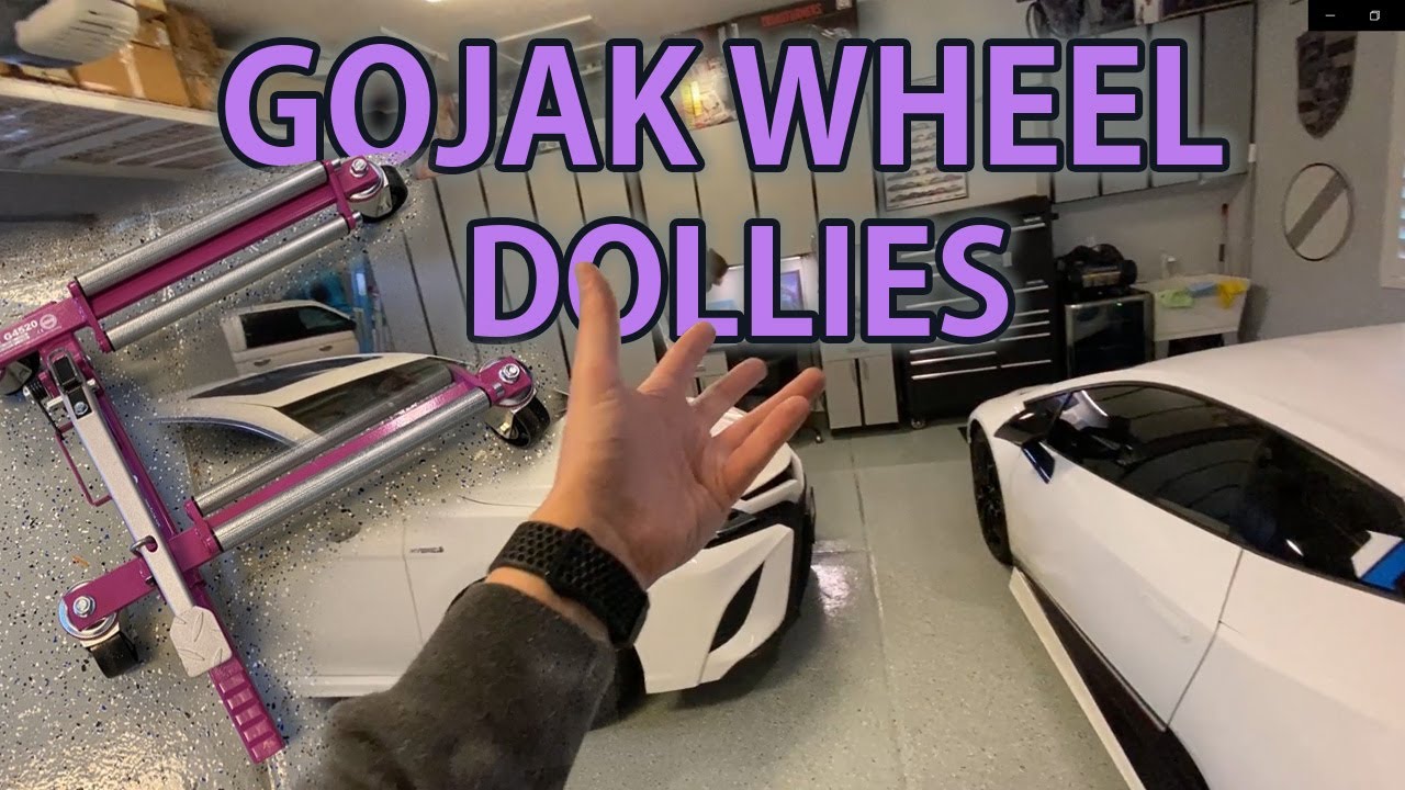 GoJack 4520 Wheel Dolly & RCD-1500EX Dollies. Park Your Car Anywhere! - YouTube
