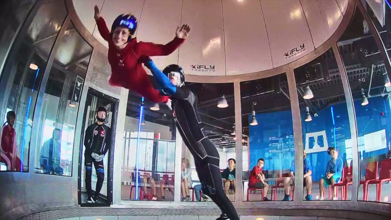 INDOOR SKYDIVING TRAINING WITH IFLY TORONTO 2017 - YouTube