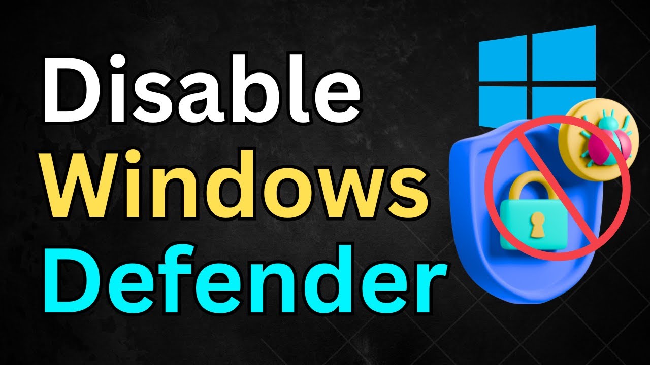 Turn Off or Disable Windows Defender in Windows 11:10 Disable Windows ...