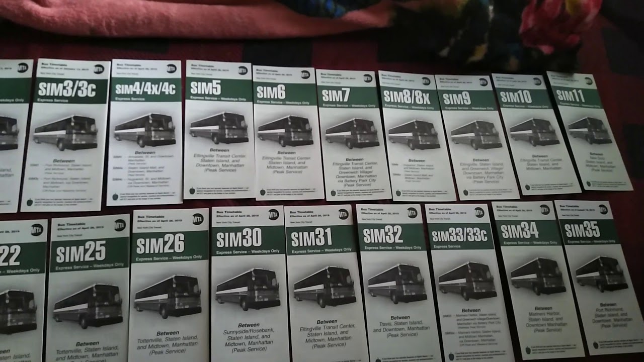 SIM Express Schedules Completed - YouTube