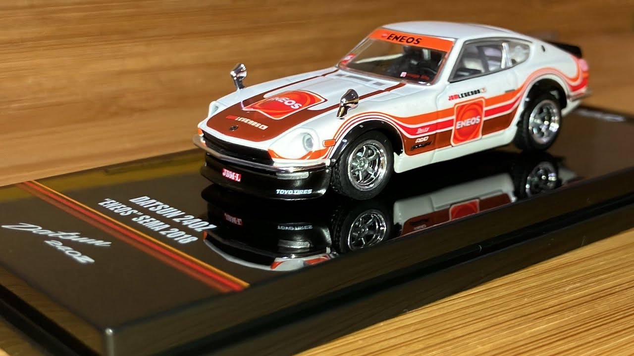 Unboxing INNO Models Datsun 240Z "ENEOS" Sema 2018 イノモデル ダットサン 240Z ...