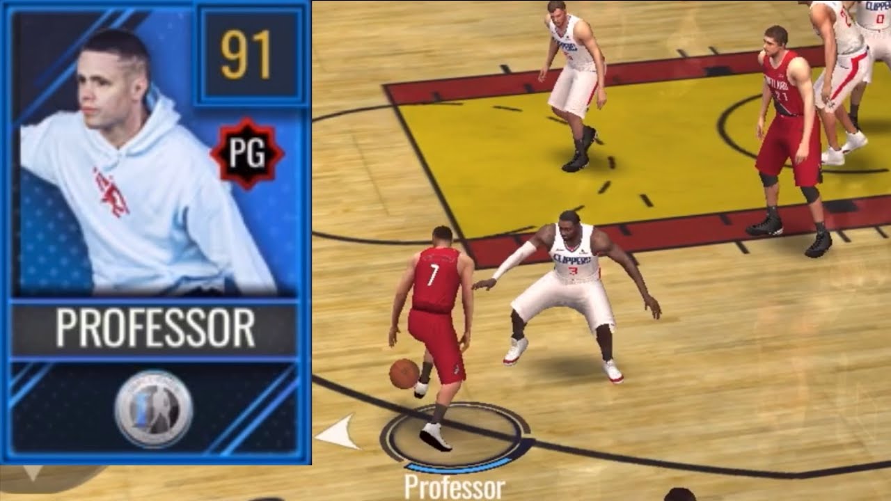 Professor Gameplay!!! NBA Live Mobile (91 Overall) - YouTube