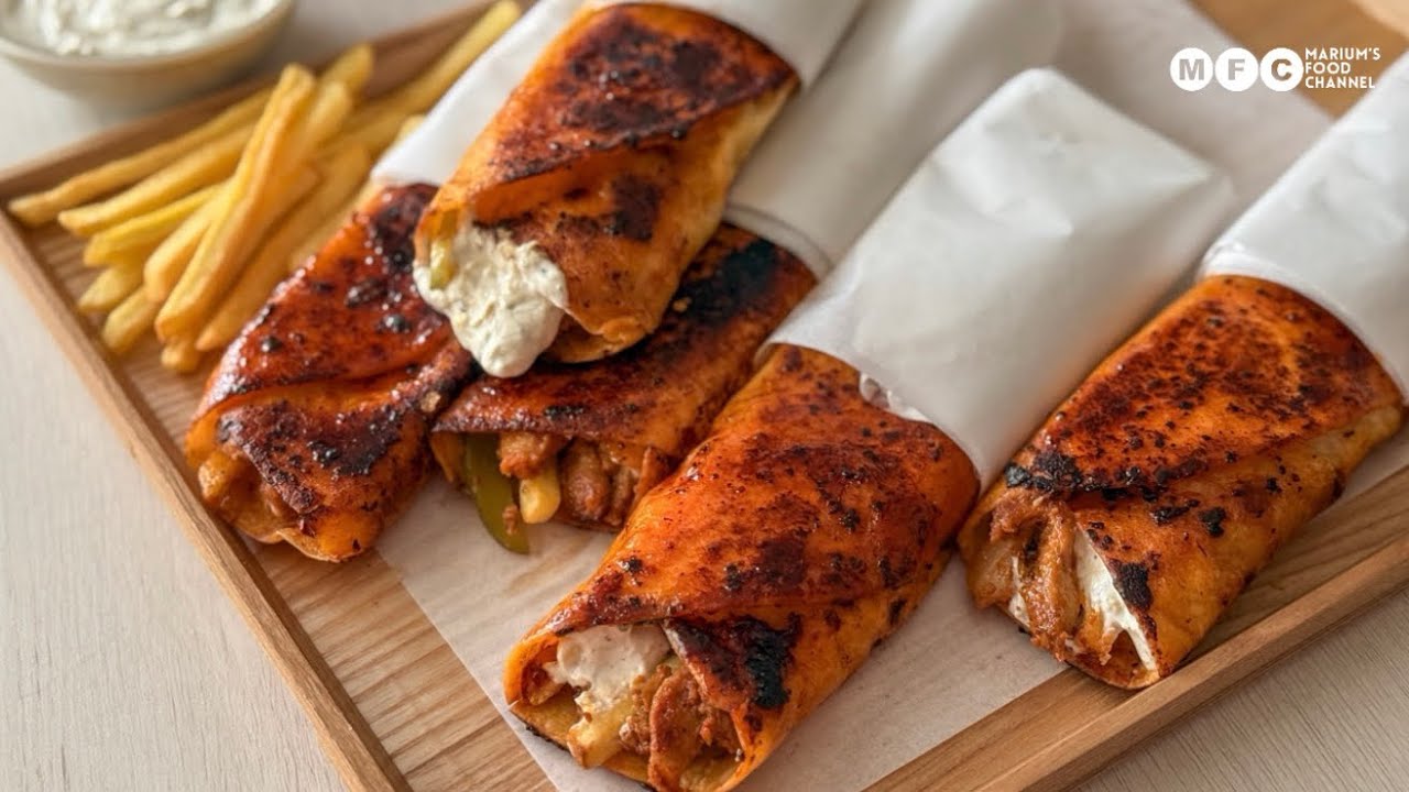 Crispy Chicken Shawarma Wrap | So Good You’ll Want Seconds - YouTube