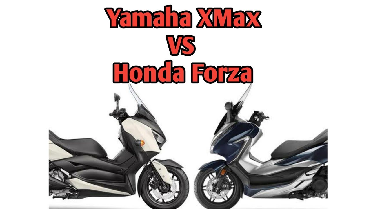 Yamaha XMax VS Honda Forza - YouTube