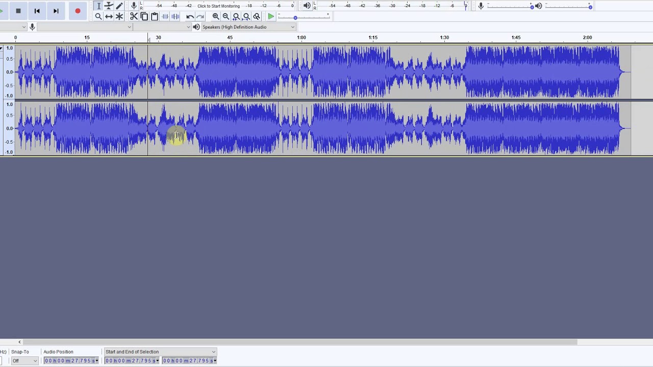 Audacity: Възпроизвеждане на аудио - YouTube