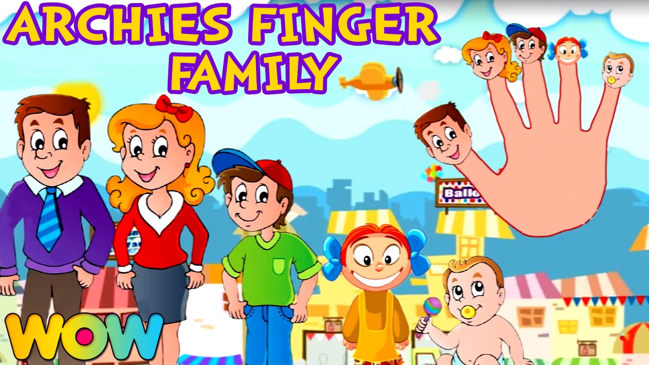 Finger Family Rhymes | Happy Finger Family | Cartoon Nursery Rhymes For ...