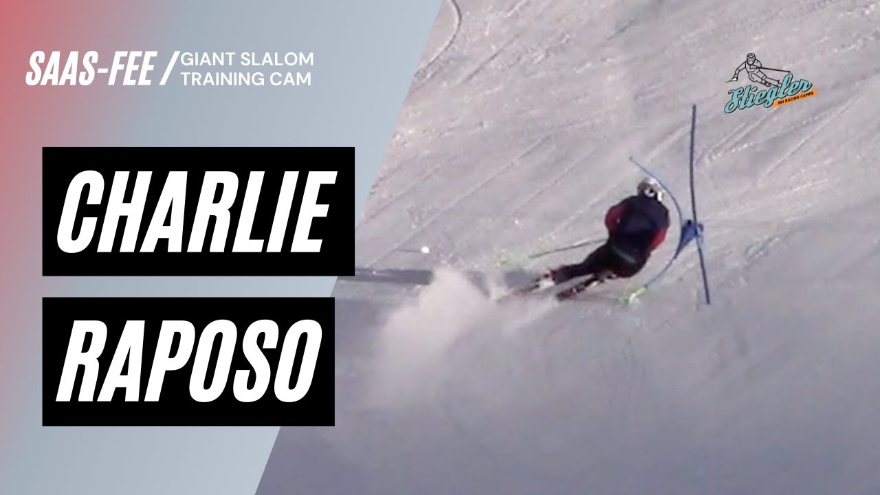 Charlie Raposo GS Training Saas-Fee 8/3/21 - YouTube