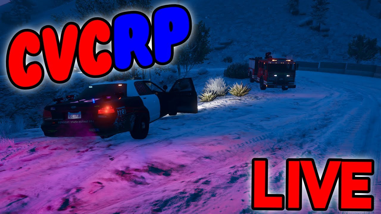 🔴LIVE - GTA 5 Roleplay - CVCRP #105 - Commissioner Patrol - YouTube