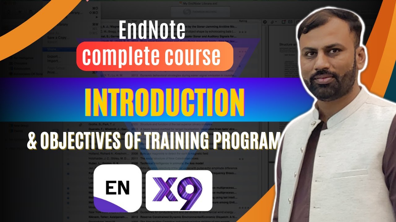 Introduction and Objectives of Training Program Using EndNote || EndNote Complete Course - YouTube