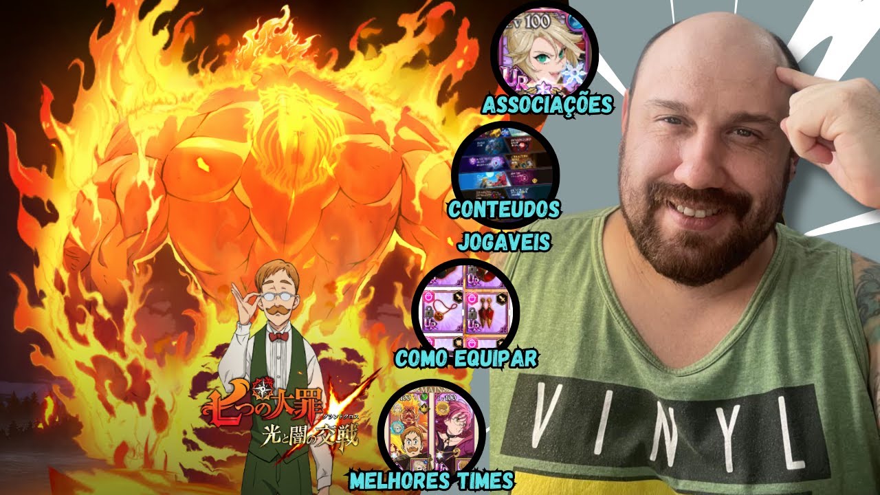 TUDO SOBRE O ESCANOR SUNSHINE | 7DS | The Seven Deadly Sins Grand Cross - YouTube