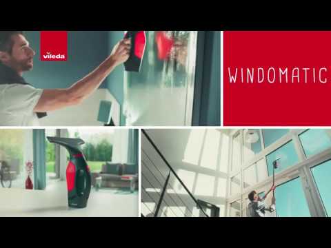 Vileda Windomatic window vac - YouTube