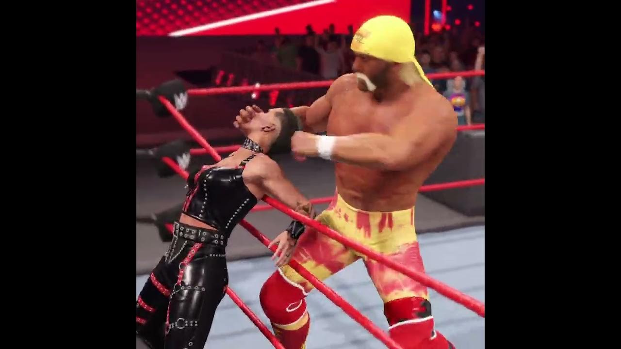 Rhea riplay VS Hulk Hogan - YouTube