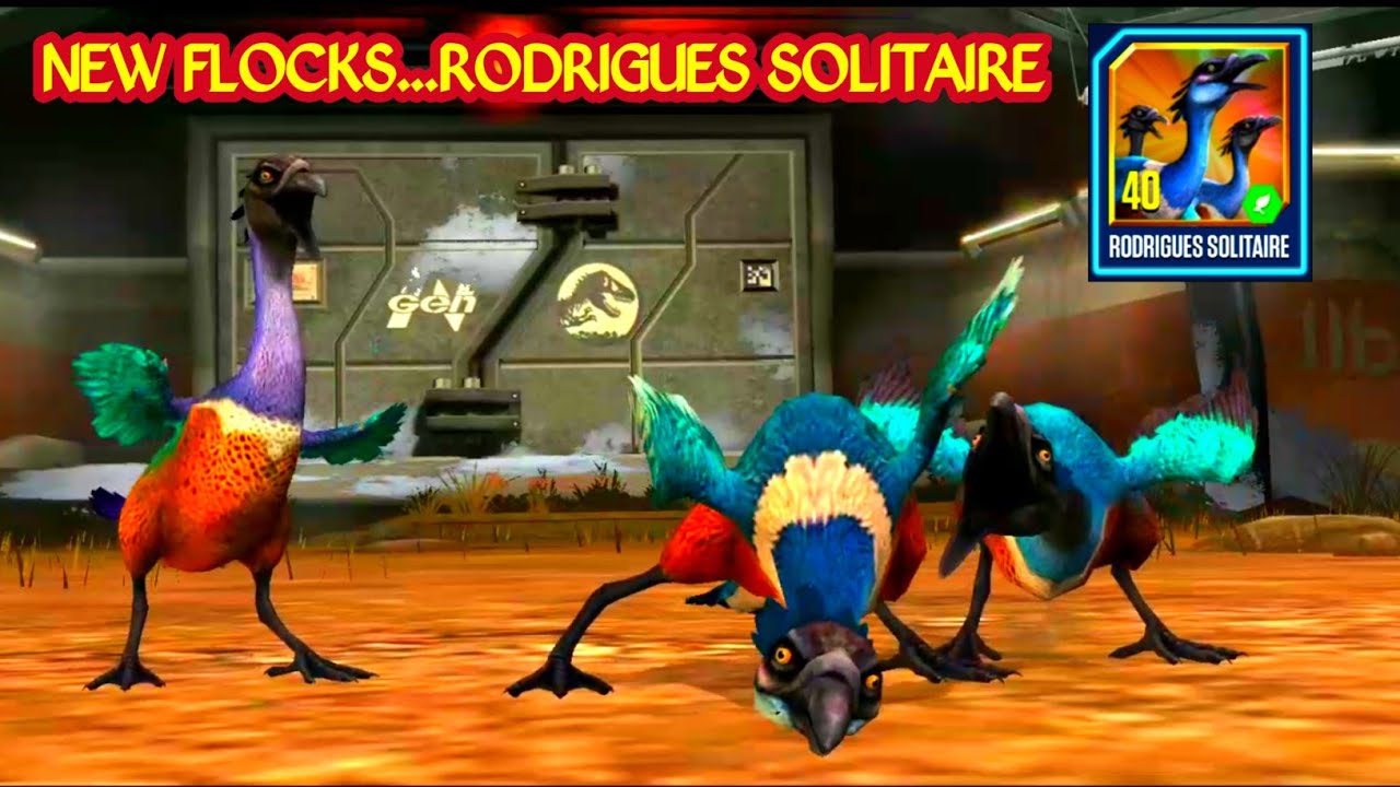 NEW‼️RODRIGUES SOLITAIRE MAX X3 LEVEL 40 FEED AND BATTLE | Jurassic ...