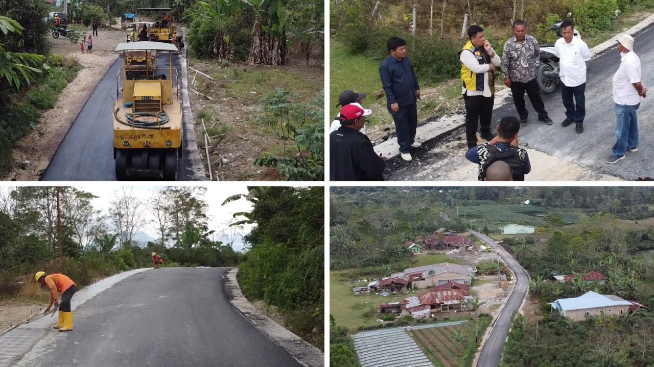 Penampakan Penanganan Long Segment Ruas Jalan Salaon Tonga- Tonga ...