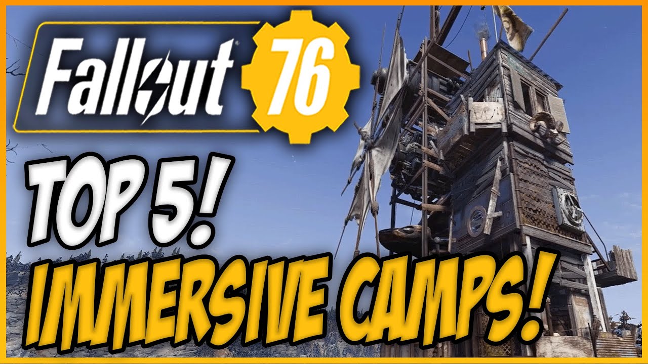 Top 5 IMMERSIVE Camp Builds in Fallout 76 - YouTube