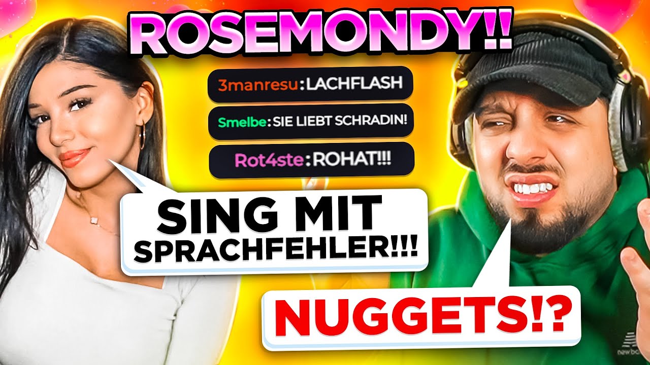 ROSEMONDY will ein SPRACHFEHLER SONG!!! (TWITCH GIRL SEASON 2) - YouTube