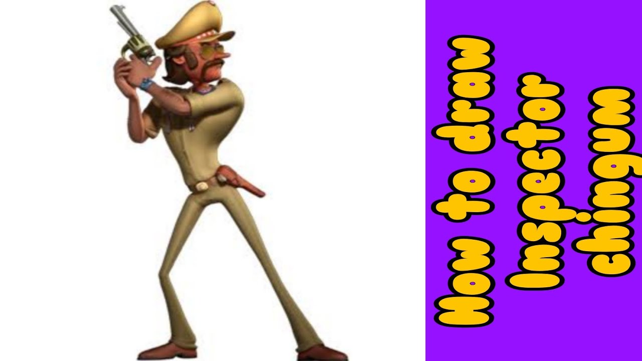 How To Draw Inspector chingum in Motu Patlu l Motu Patlu character l ...