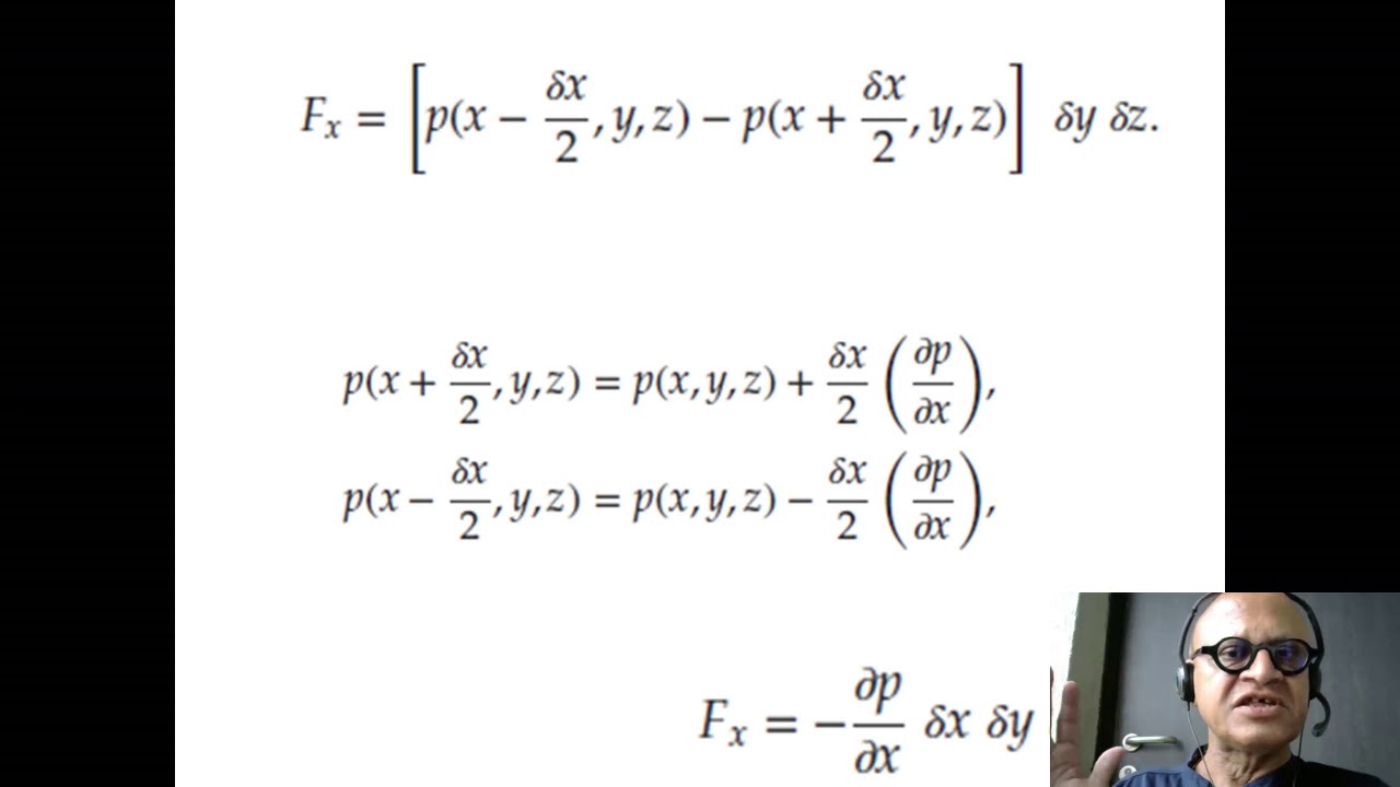 3 Balancing the Forces on the Fluid Parcel - YouTube