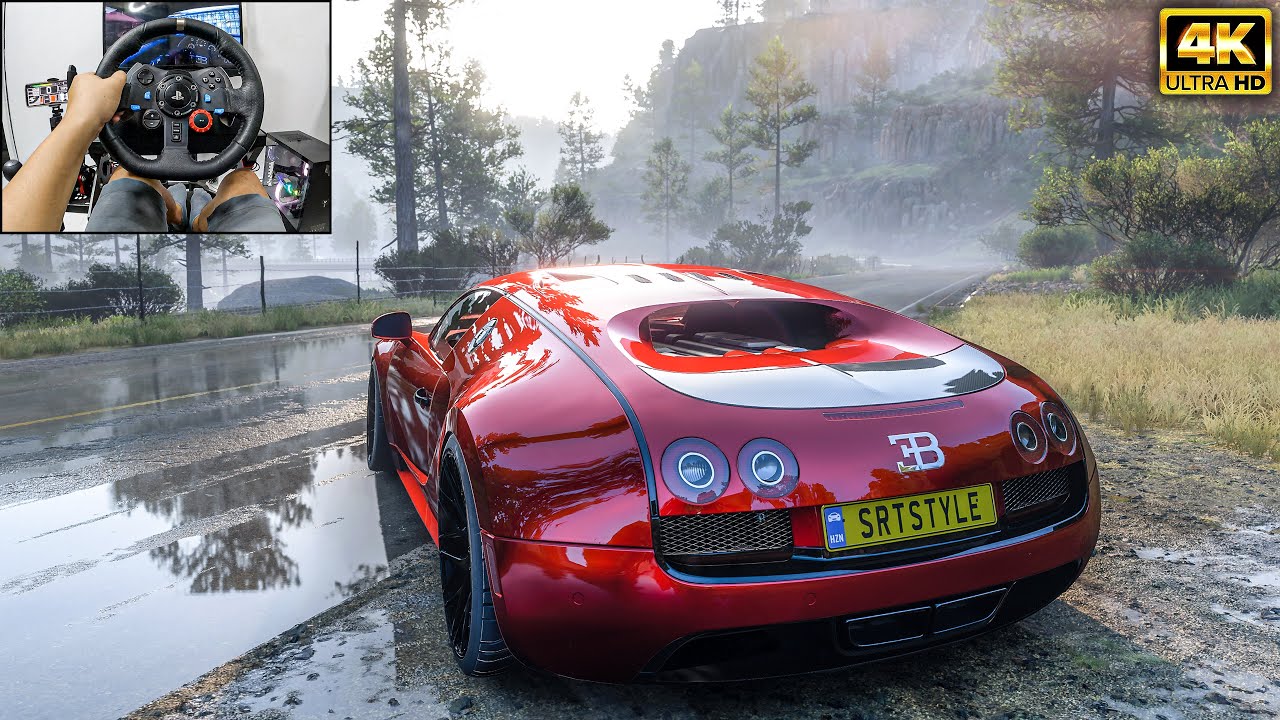 1470HP Bugatti Veyron | Forza Horizon 5 | Logitech g29 gameplay - YouTube