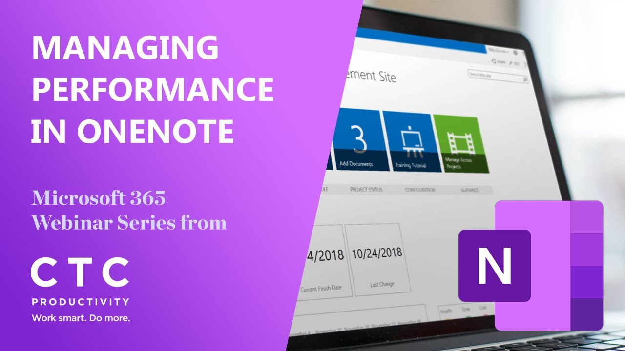 Managing Performance in OneNote - YouTube