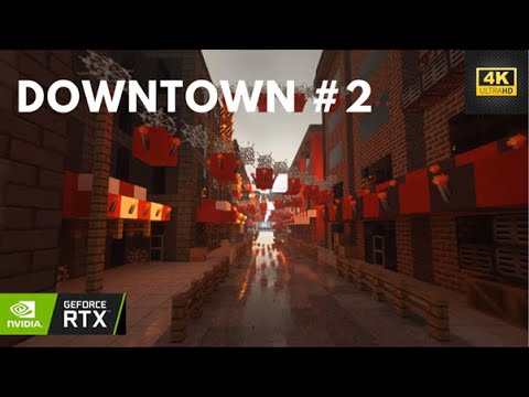 Greenfield Downtown | SEUS 2.1 Extreme | RTX Minecraft Java Edition 4K ...