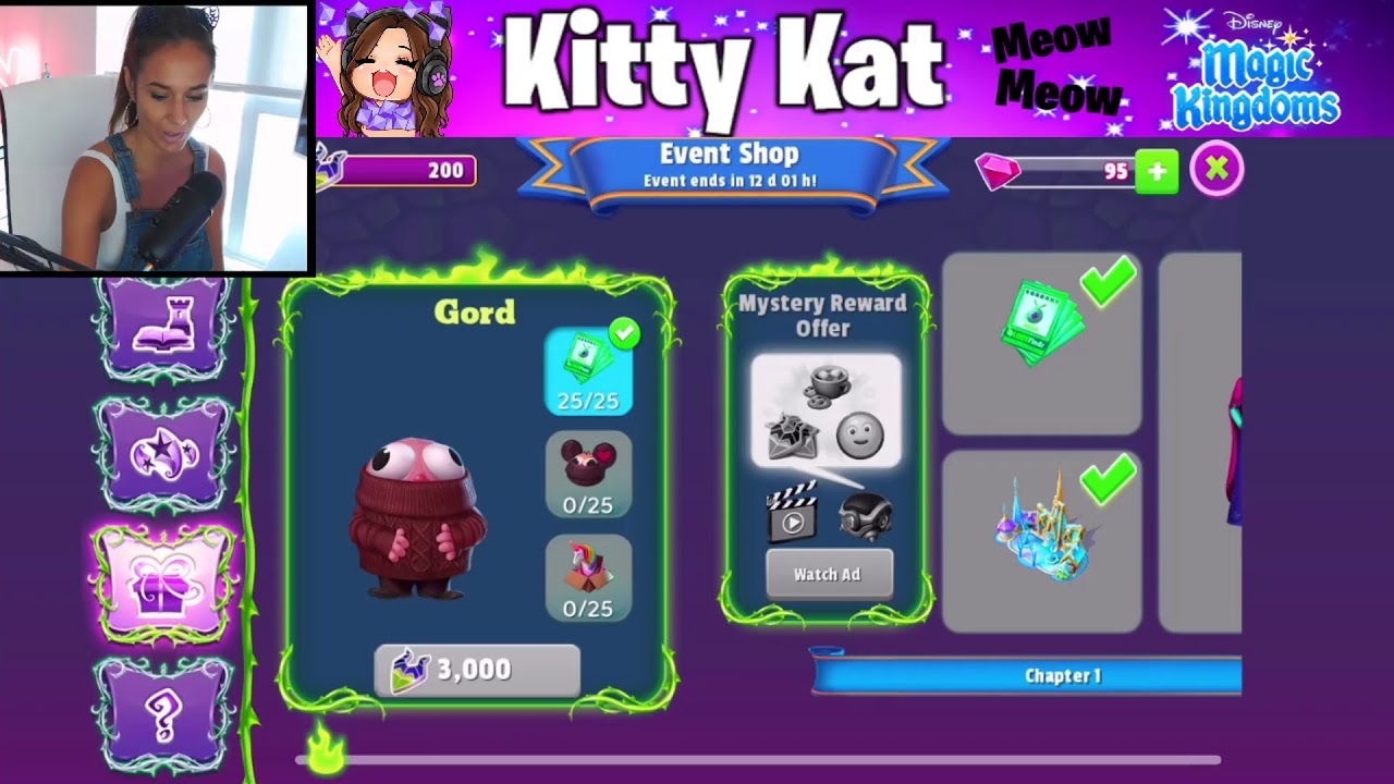 Kitty Kat Livestream! Tower Challenge Chapter #1 COMPLETE! Disney Magic ...