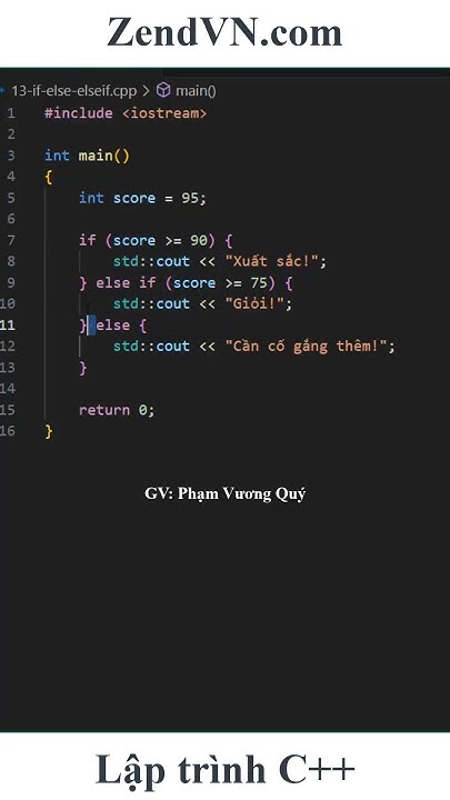 Học C++ - 13 - Kiểm tra điều kiện #laptrinh #hoclaptrinh #cplusplus #cpp - YouTube