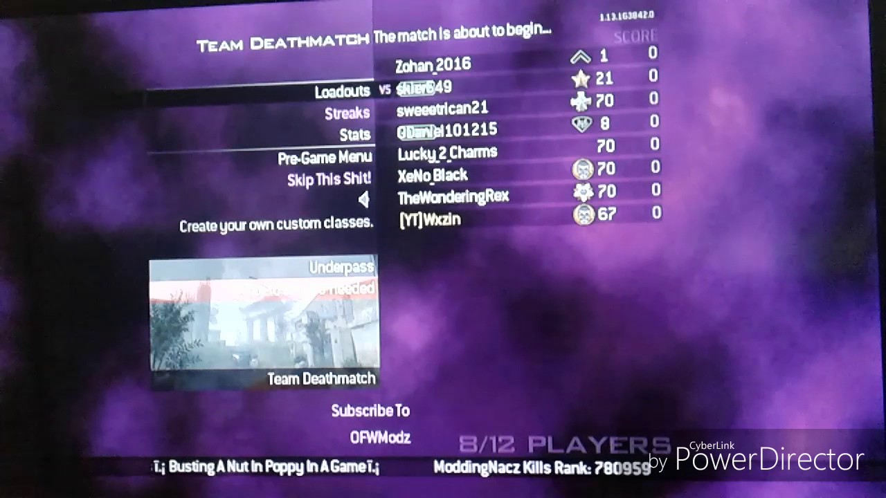 Best COD:Modern warfare 2 menu out - YouTube