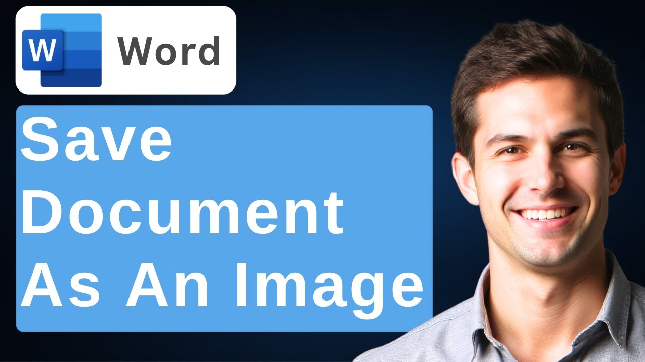 How To Save Document As An Image In Microsoft Word [2026 Guide] - YouTube