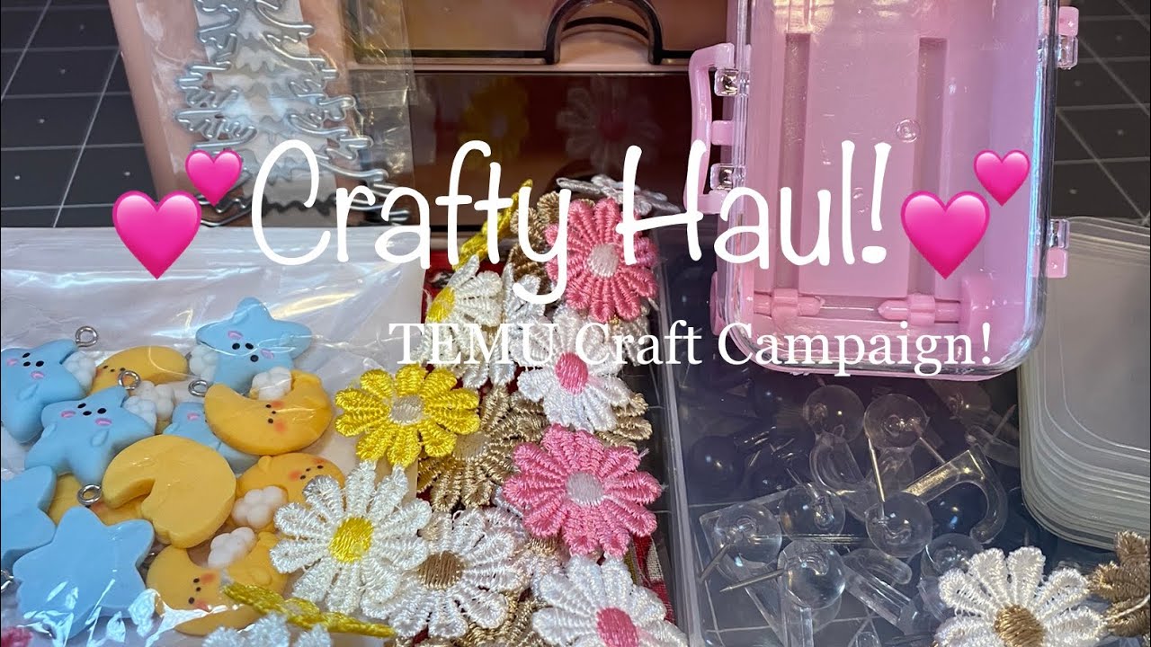 TEMU Haul! Craft Campaign! Use code [off3765] for 30% off 1st time ...
